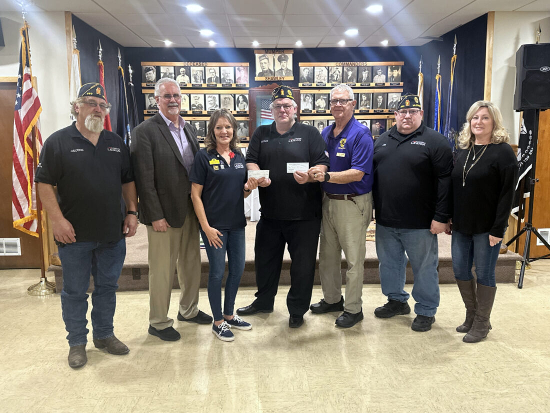 Local Lions Clubs present checks to Milesburg Legion | News, Sports ...